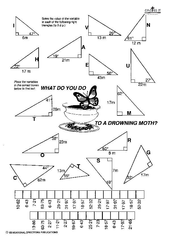 46 Trigonometry Worksheet Fun