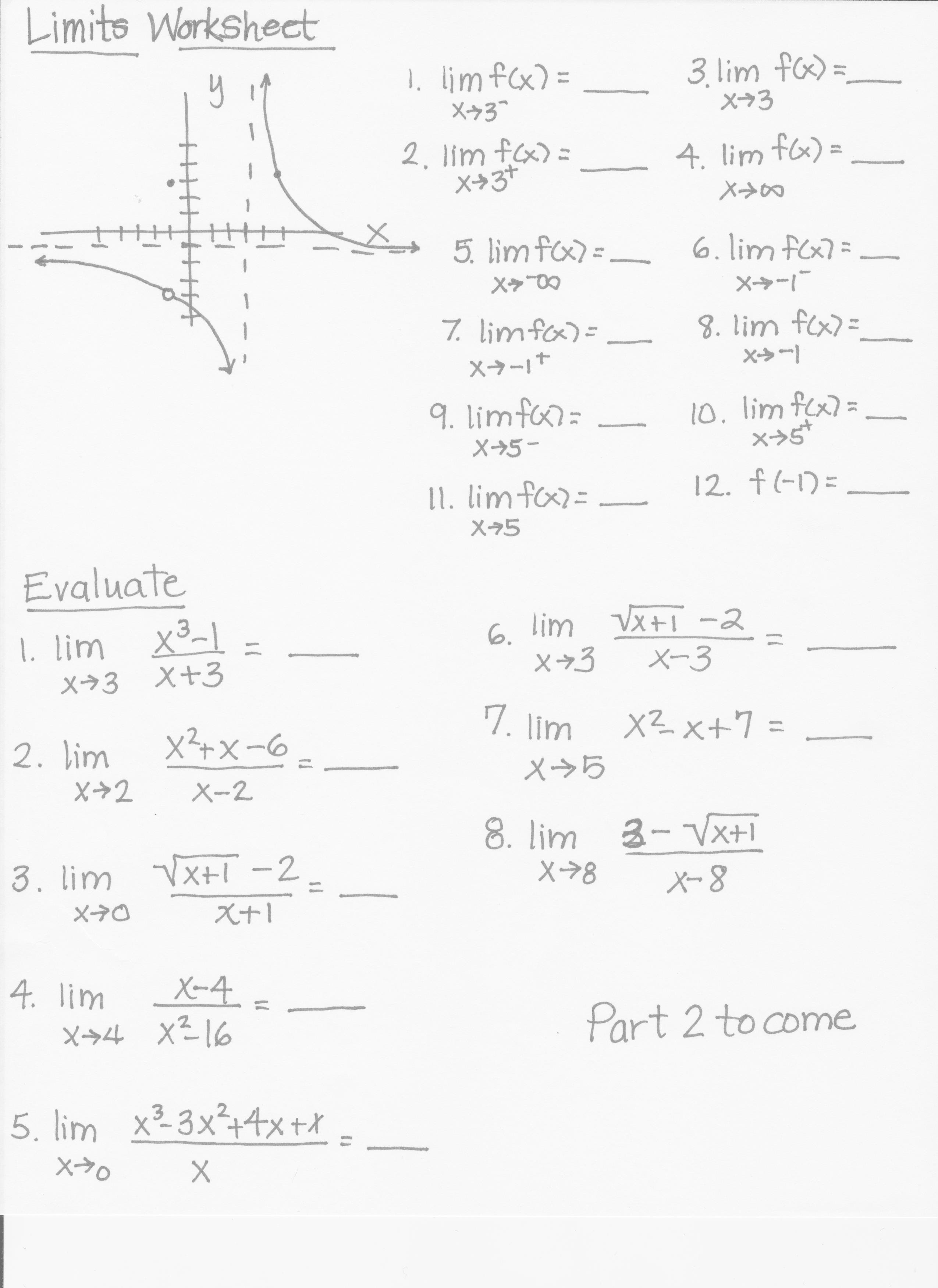 Precalculus Study Guide With Answers