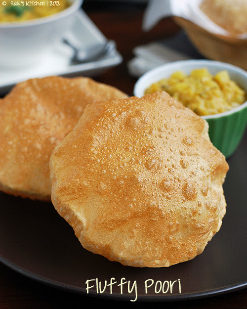 Poori Recipe How To Make South Indian Puri Raks Kitchen