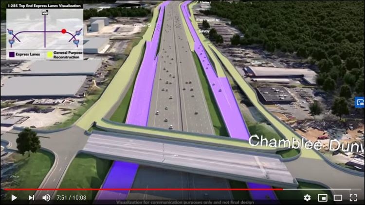 Heneghans Dunwoody Blog Gdot Releases I 285 Top End Express Lanes