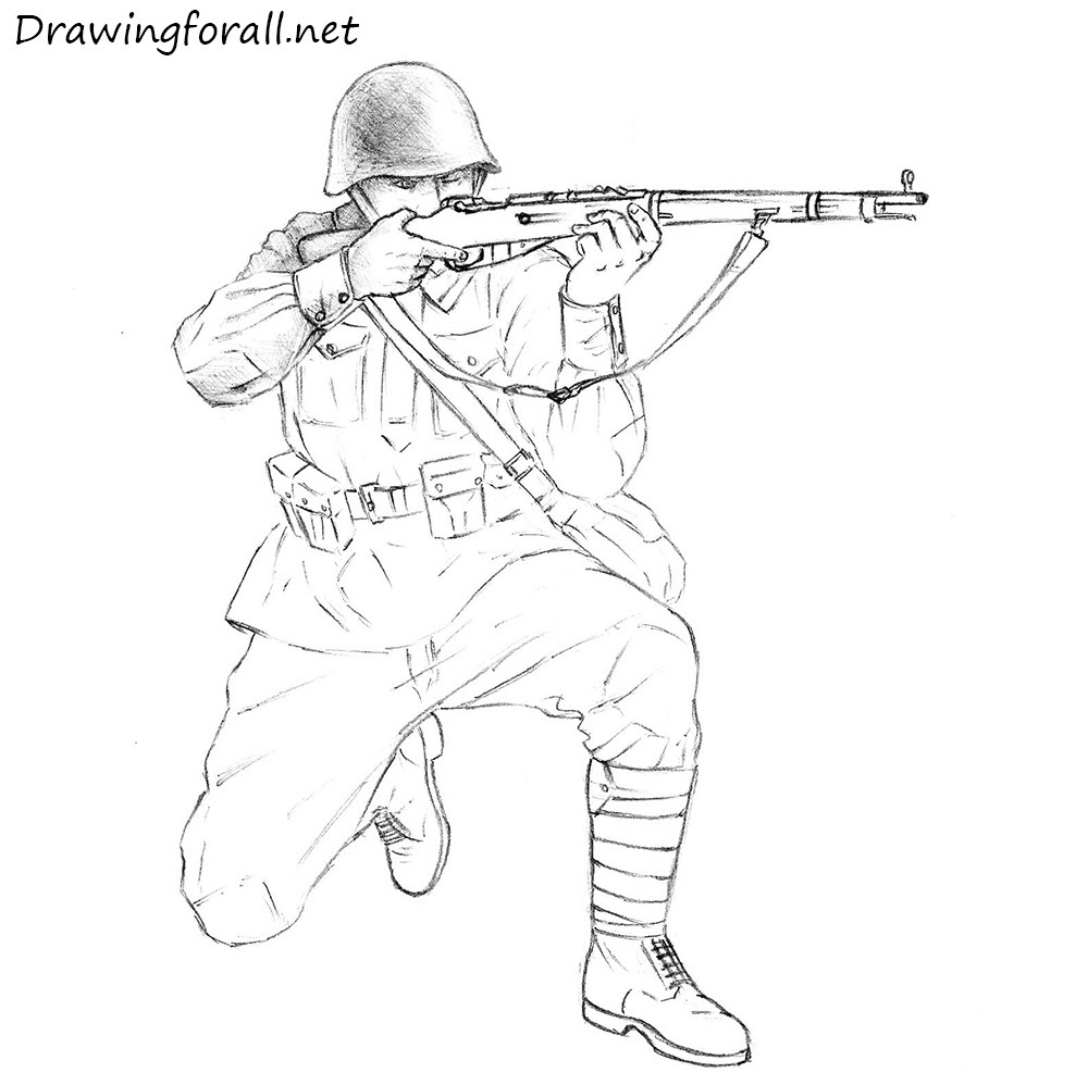 How To Draw A Army Man