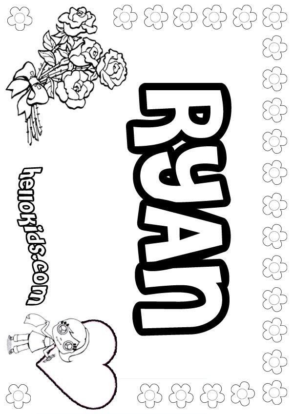 18 Ryan Coloring Pages Printable Coloring Pages