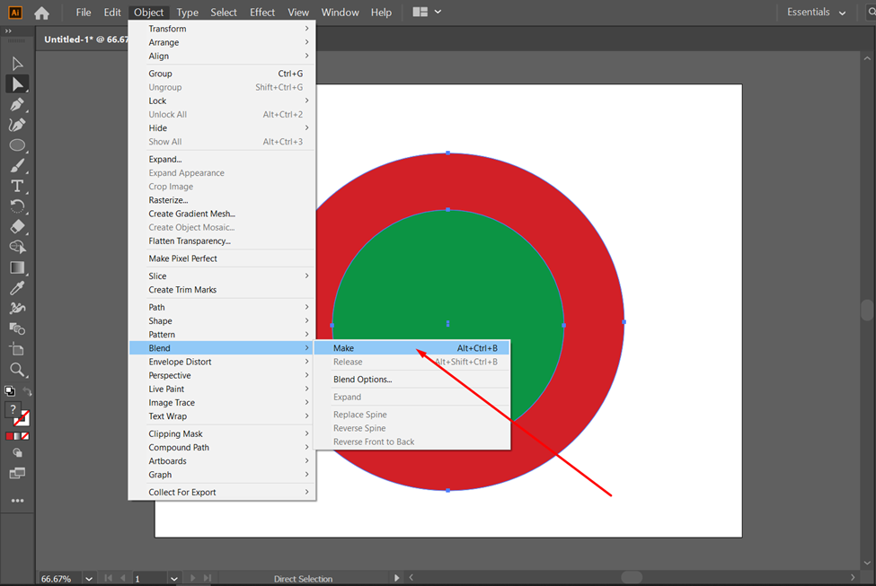 How To Blend Color In Illustrator With The Blend Tool