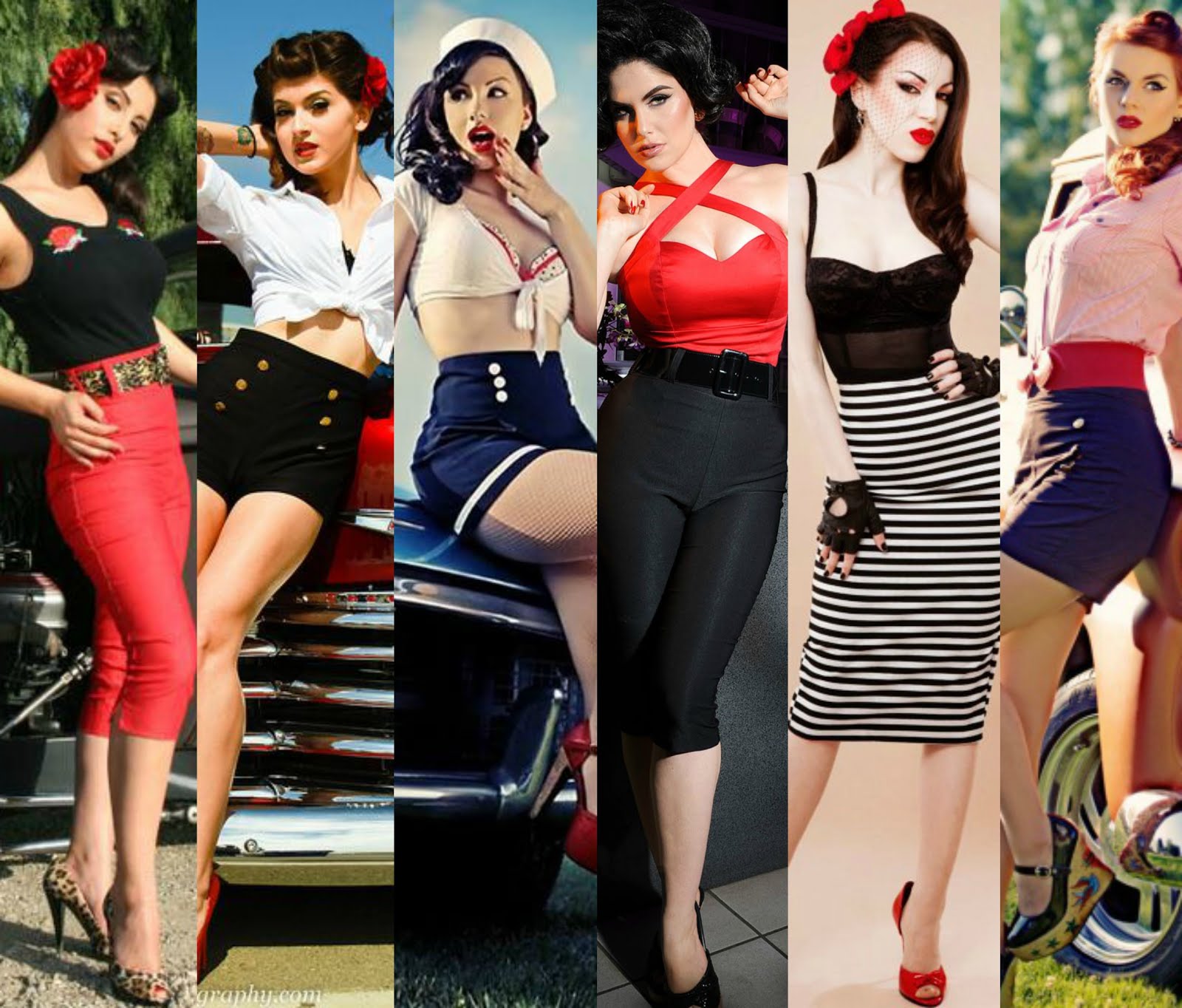 Modern Day Pin Up Models Team Myriad