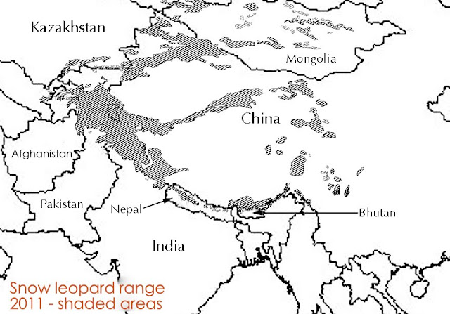 Snow Leopard Habitat Map