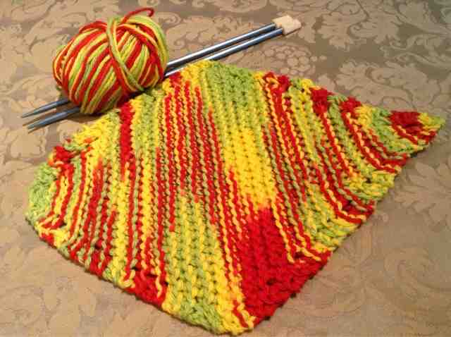 Grandmas Favorite Knit Dishcloth Julies Creative Lifestyle