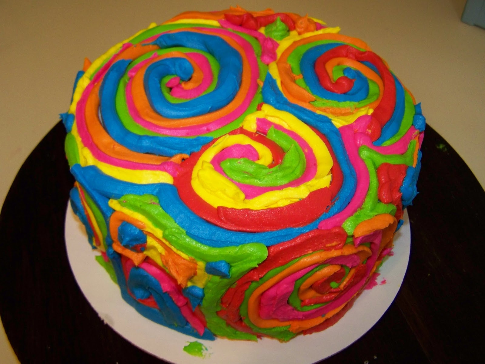 Cakes By Kristen H Groovy Tie Dye Cake