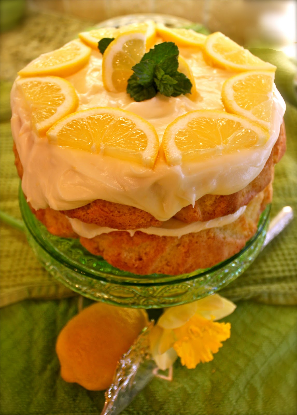 Lemon Layer Cake With Limoncello Icing La Bella Vita Cucina