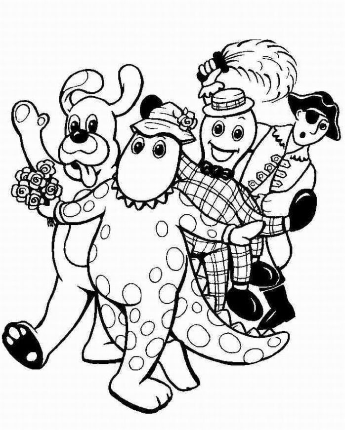 Coloring Pages For Everyone The Wiggles