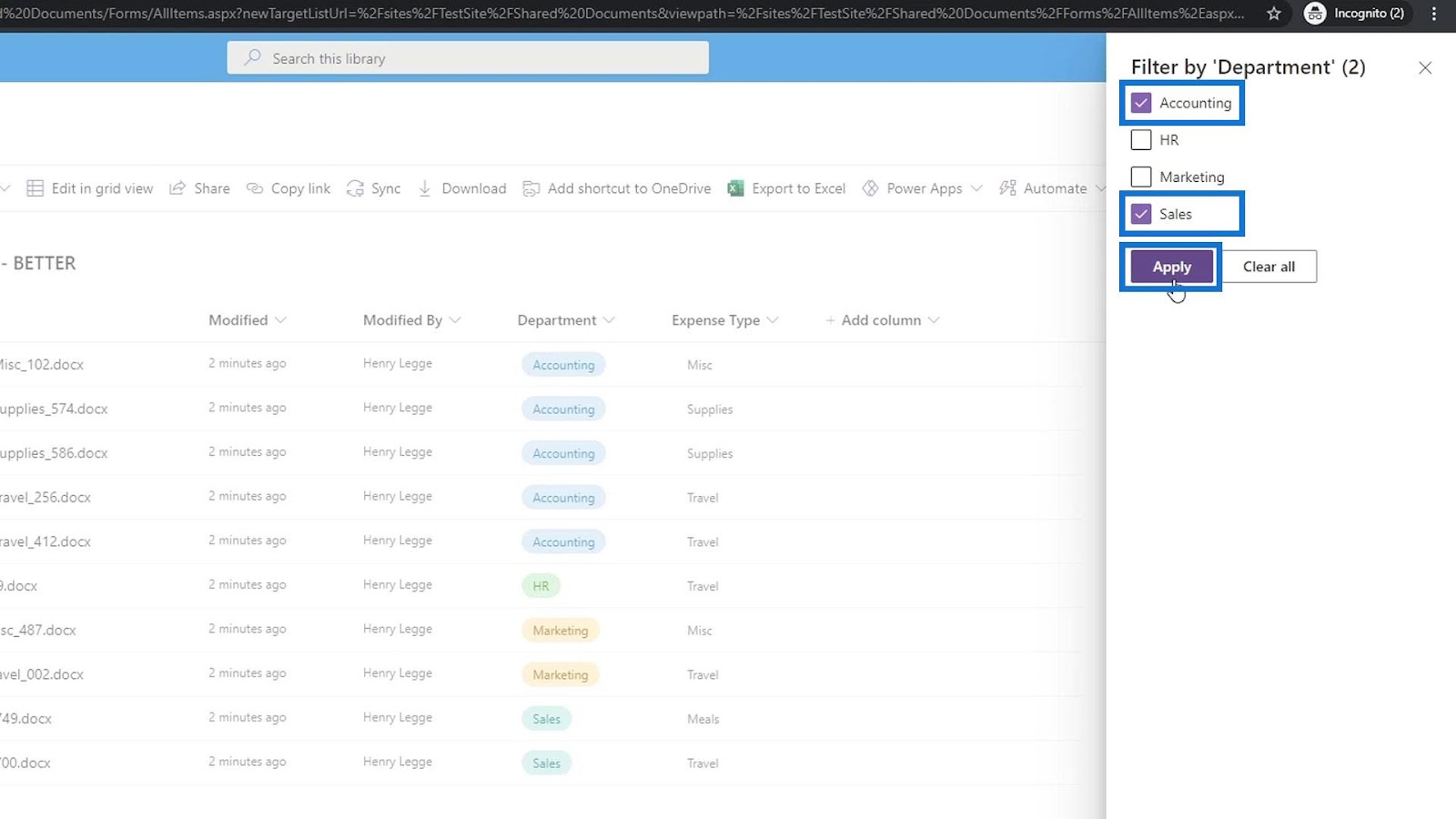 Metadata Filtering In Sharepoint Files Master Data Skills Ai