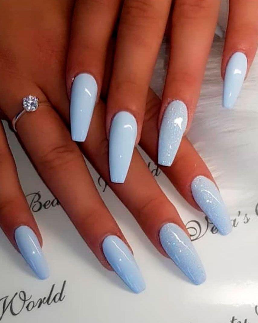 11 Pretty Coffin Acrylic Nail Colours To Try In 2020