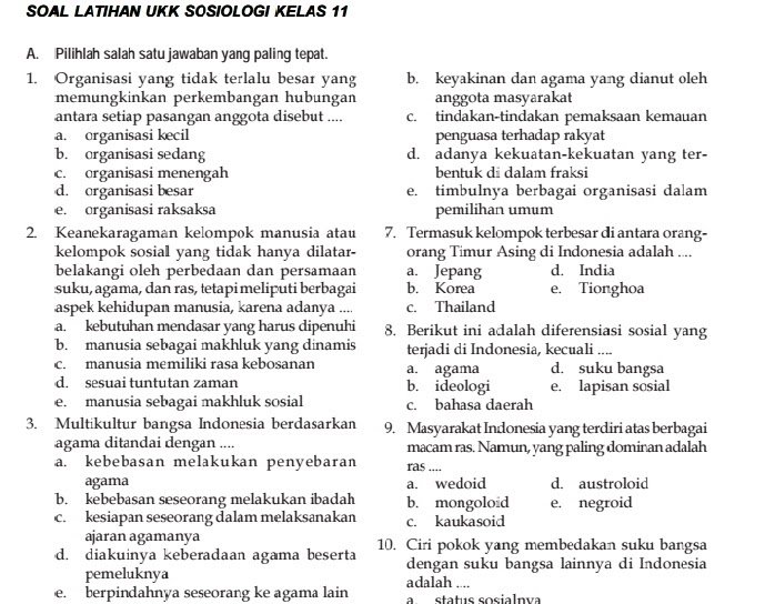 Contoh Soal Pkn Kelas 10 Semester 1 Homecare24