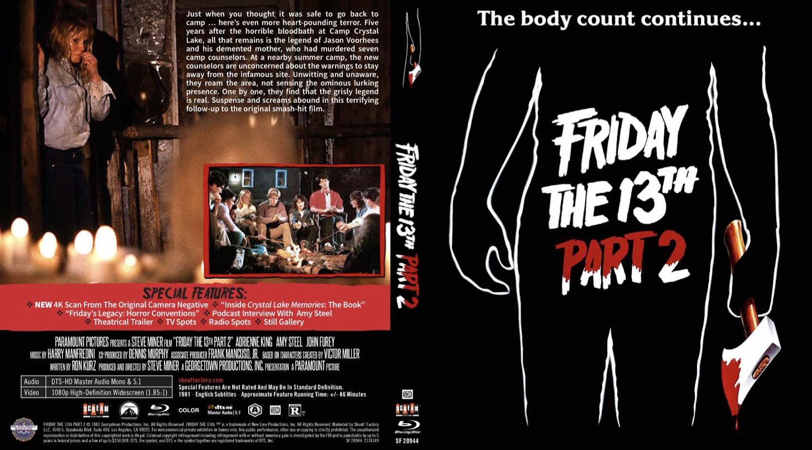 Check Out Each Film Cover Of Scream Factorys Friday The 13th Box Set