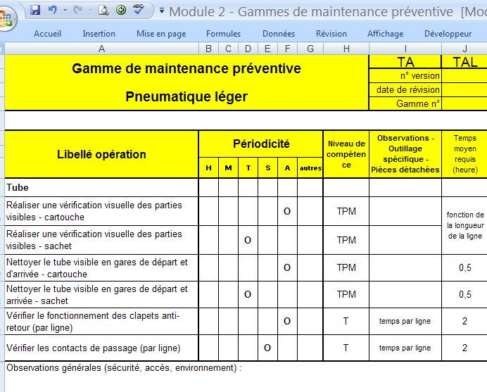 Exemple Plan De Maintenance Informatique Image To U