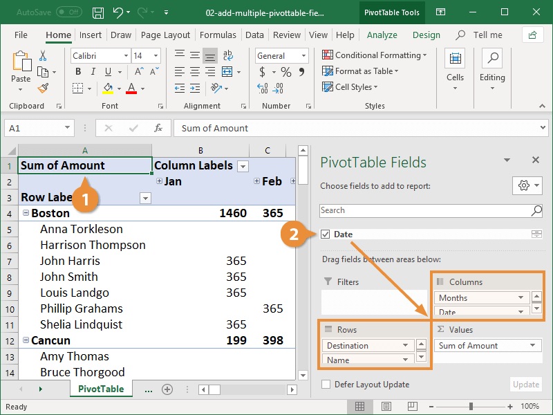 How To Create A Pivot Table In Excel A Step By Step Tutorial Blog