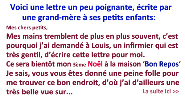 Ecrire Une Lettre A Mon Petit Fils Exemple De Lettre