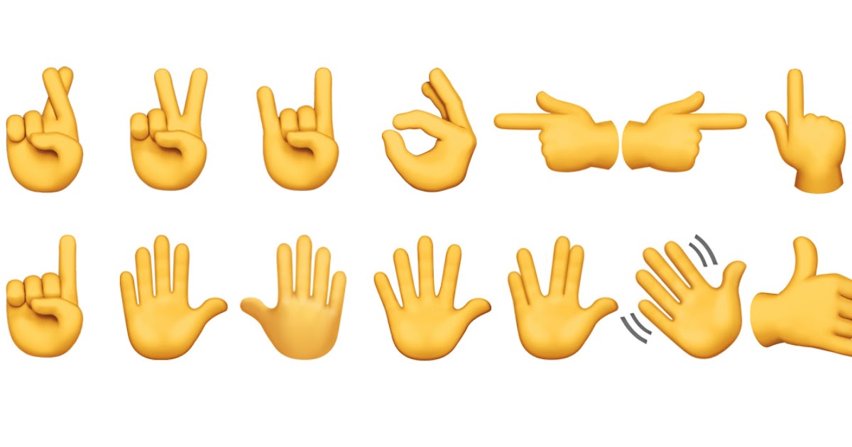 Hand Emoji Meanings List