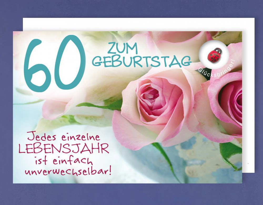 Text Karte Geburtstag 60