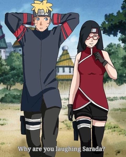 Foto Anime Sarada Dan Boruto Anime Sexy