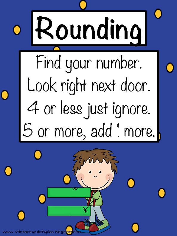 Stickers And Staples Rounding Poem Freebie