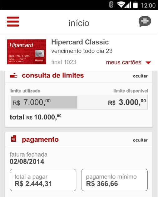 Tem Como Fazer O Cartão Hipercard Pela Internet Pesquisa Cartões