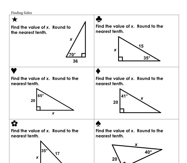 Khan Academy Trigonometric Ratios In Right Triangles Answers Geometry