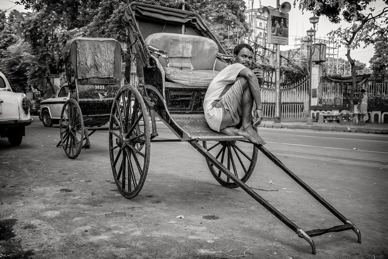 Pulling Rickshaws Through Kolkata Calcutta