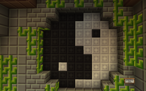 Minecraft Pixel Art Yin Yang New Concept