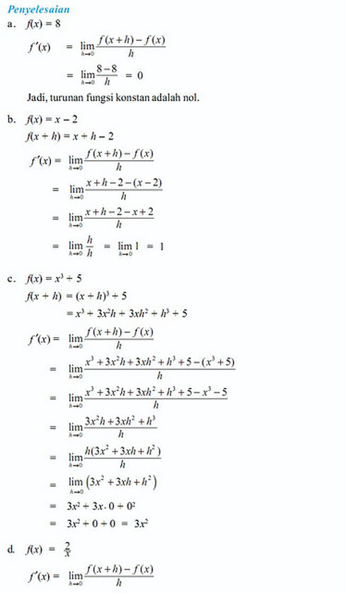 Soal Uh Dan Penyelesaiaannya Materi Limit Fungsi Trigonometri Materi Soal