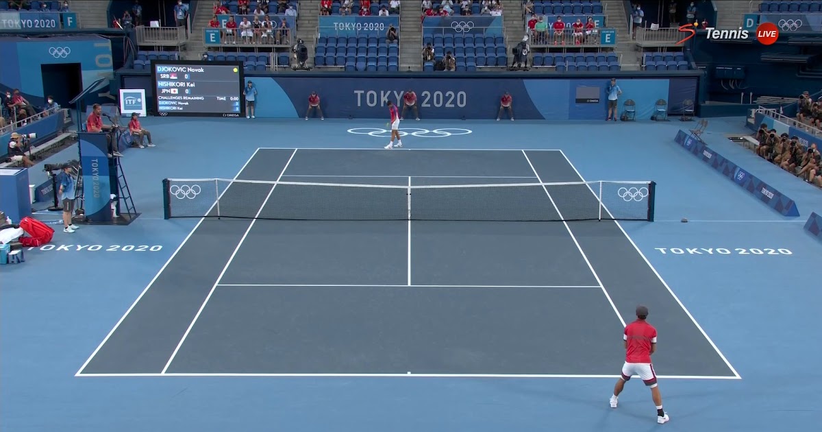 Tennis Tokyo 2020 Olympic Games Novak Djokovic Vs Kei Nishikori 29