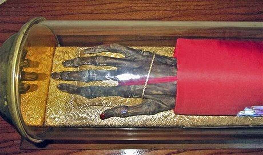 Catholic Relic Tours Relic Of Saint Edmund Of Canterbury His Arm Is