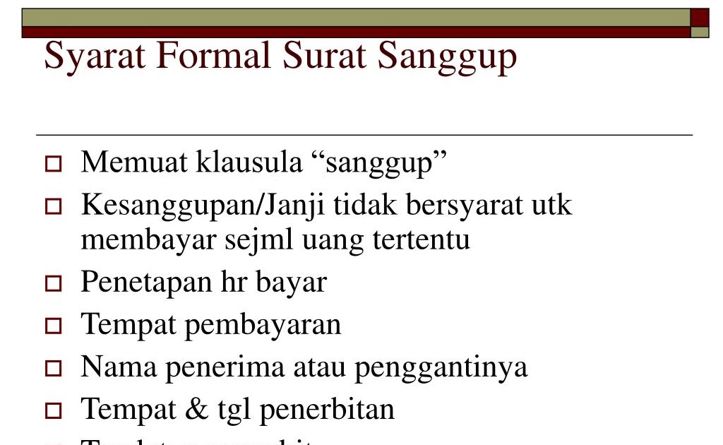 Pengertian Surat Sanggup Terbaru Contoh Surat Pernyataan Kerja Riset