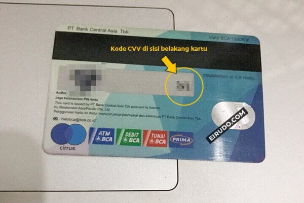 Kode Cvv Atm Bca Dikbud