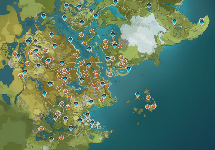 Genshin Impact Interactive World Map Genshin Impact