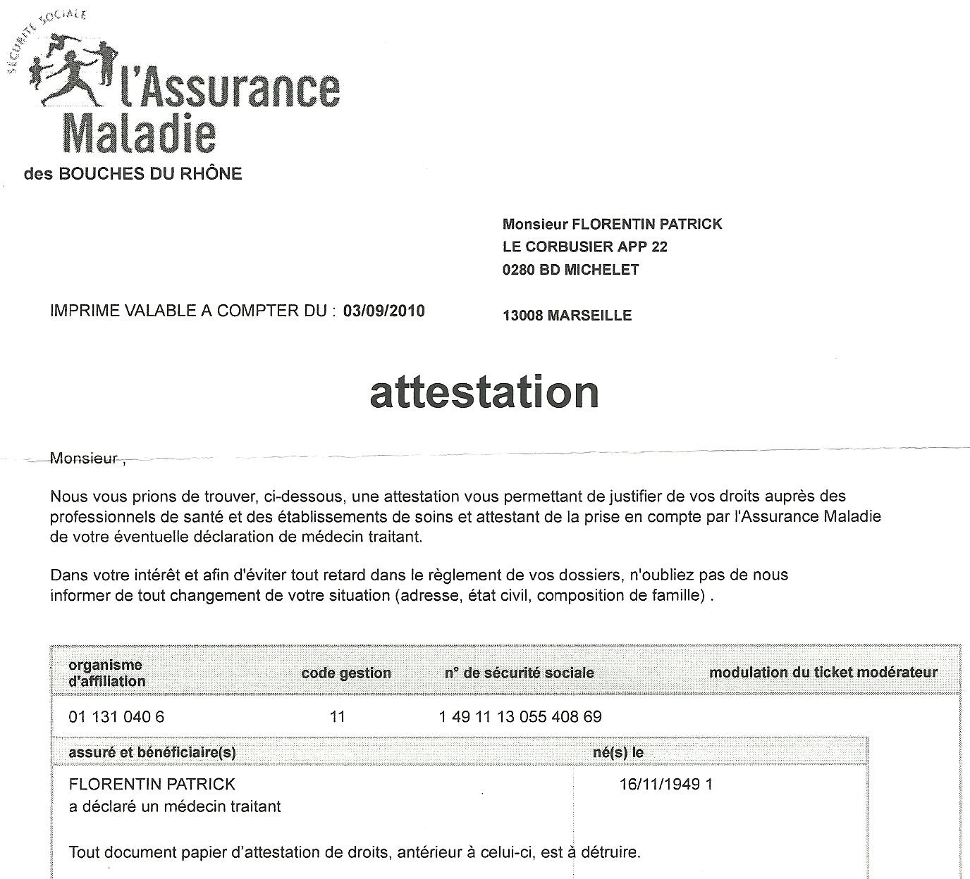 C Est Quoi Une Attestation De Carte Vitale