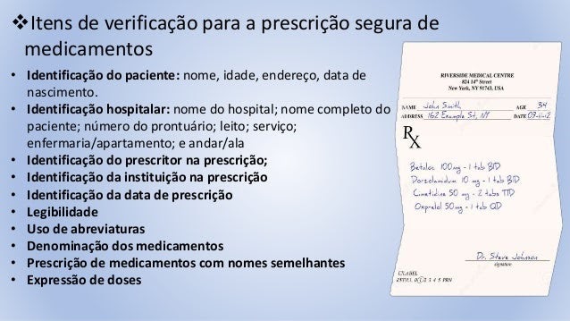 SeguranÇa Na PrescriÇÃo MÉdica