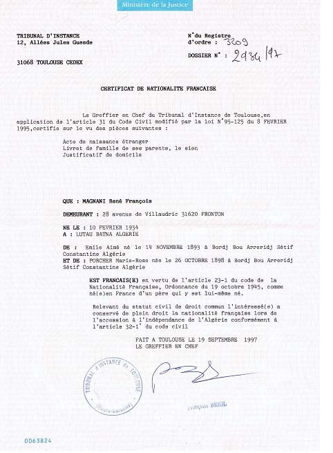 Lettre Demande De Nationalite Francaise Lettre Exempl