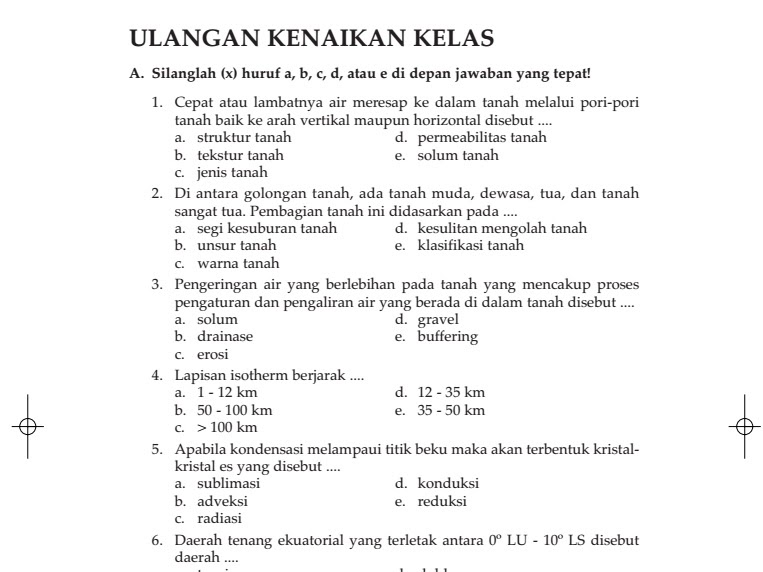 Contoh Soal Ulangan Homecare24