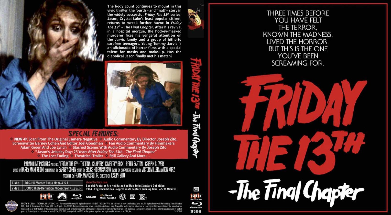 Check Out Each Film Cover Of Scream Factorys Friday The 13th Box Set