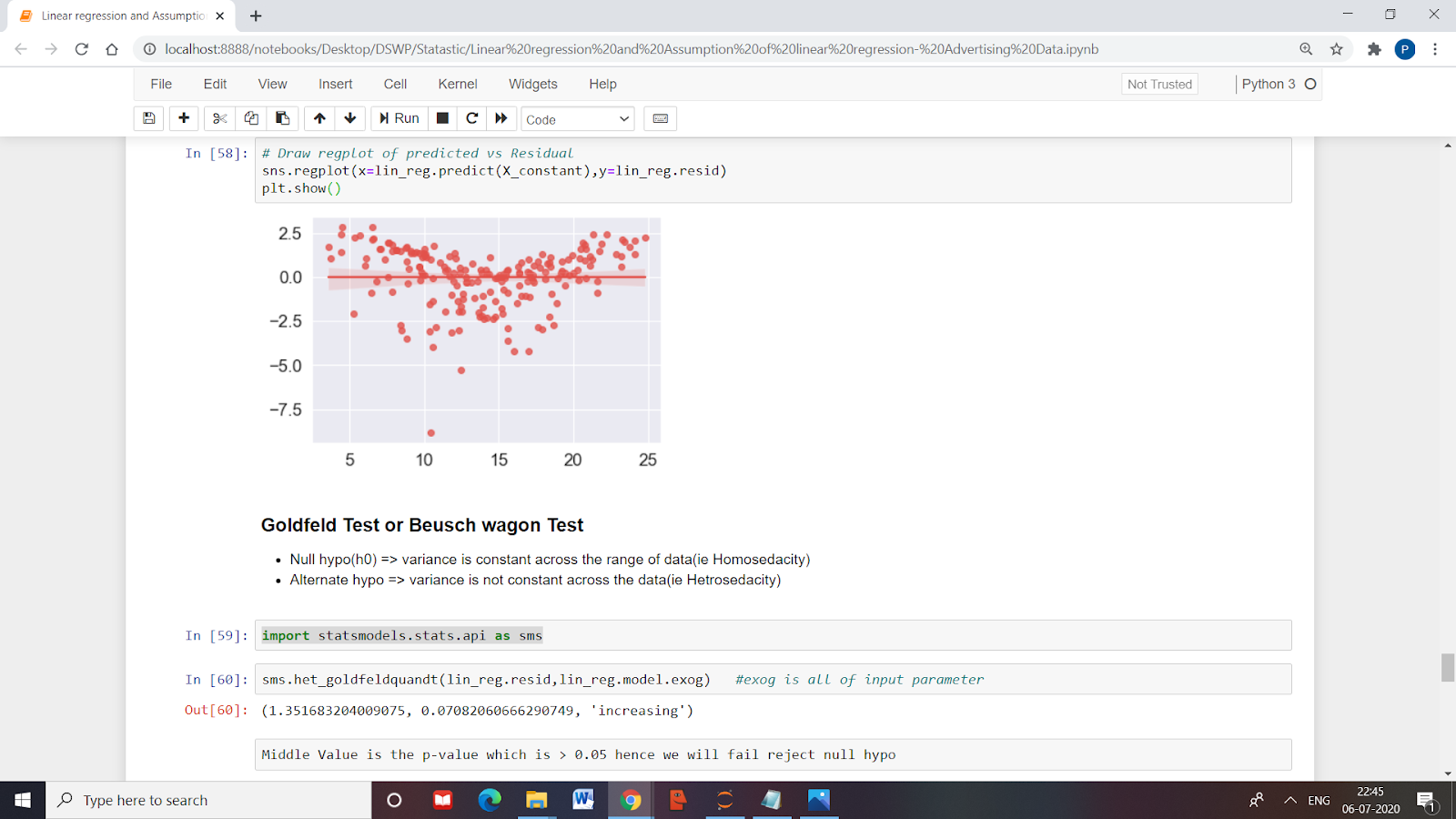 Assumptions Of Linear Regression Algorithm Fireblaze Ai School