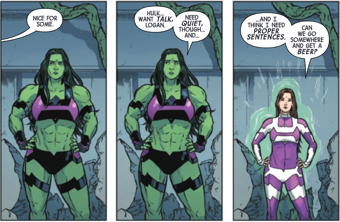 What Will Be Seen Down Below In Immortal She Hulk 1 Comicsxf