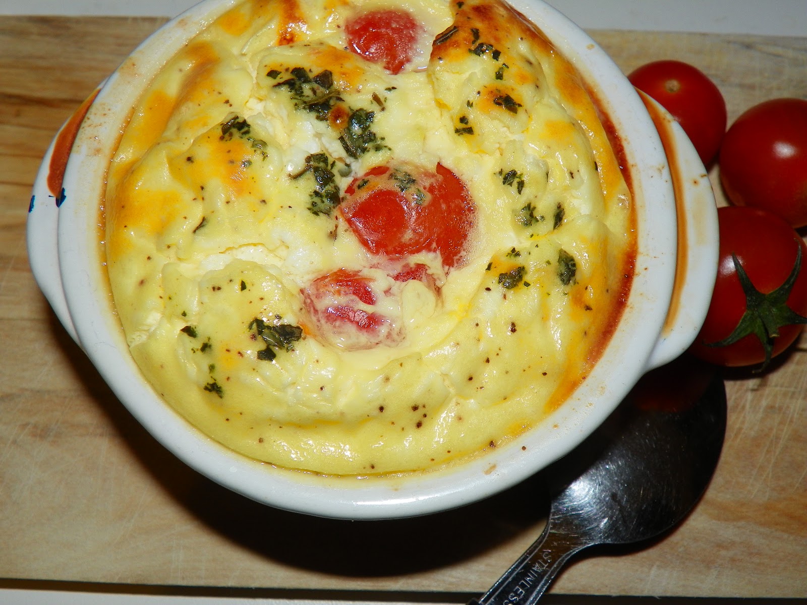 Clafoutis Chèvre Frais Tomates Cerise