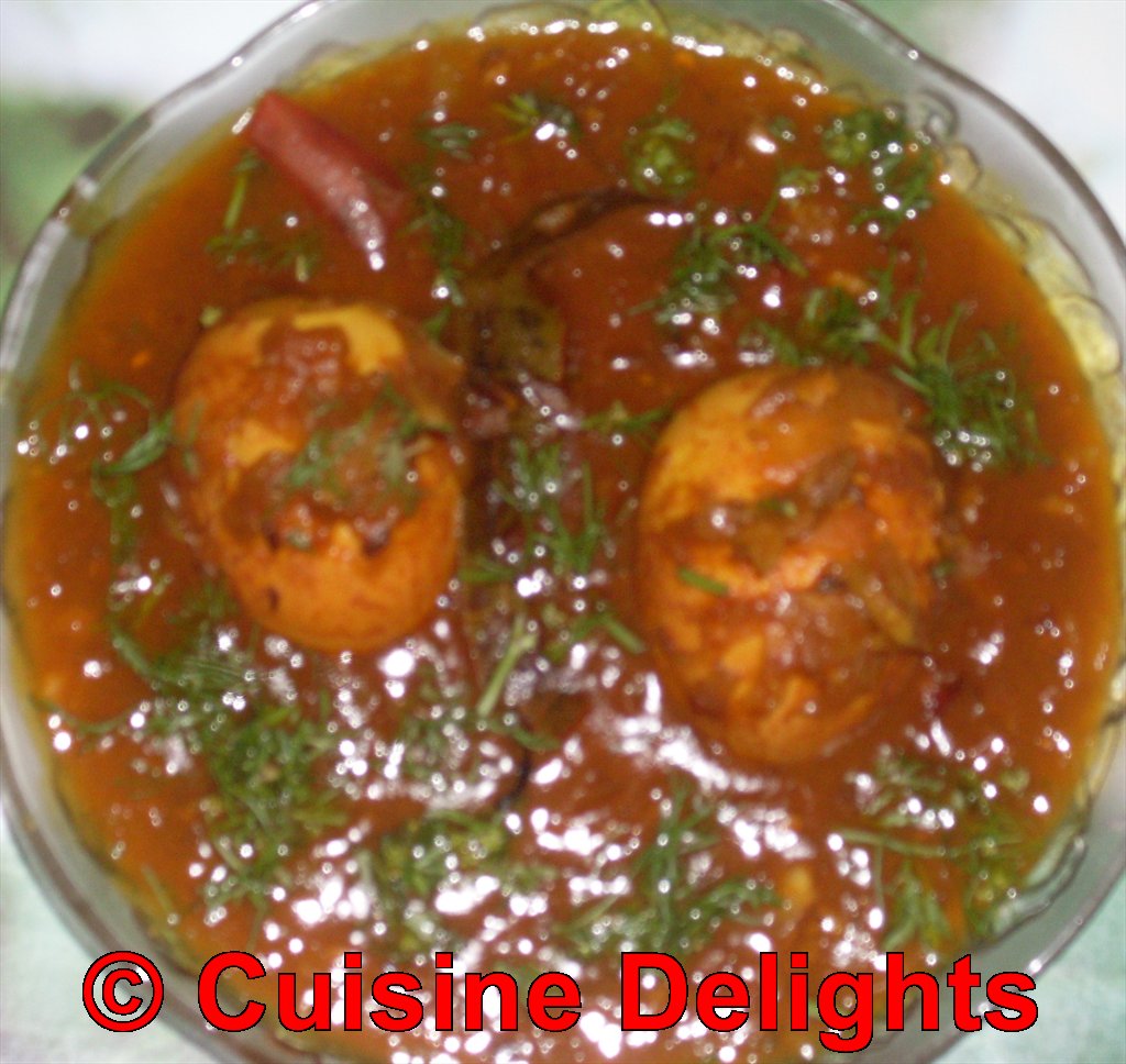 Egg Kalia Bengali Egg Curry Cuisine Delights