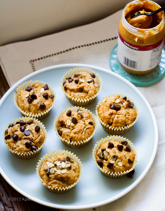 Peanut Butter Chocolate Chip Muffins Vegan Vegan Recipe