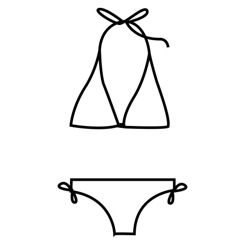 Ausmalbilder Malvorlagen Bikini Free Coloring Pages