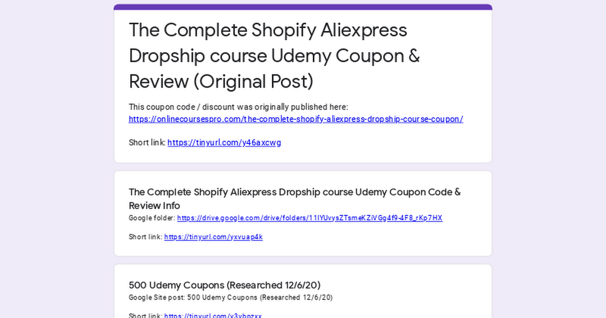 The Complete Shopify Aliexpress Dropship Course Udemy Coupon And Review