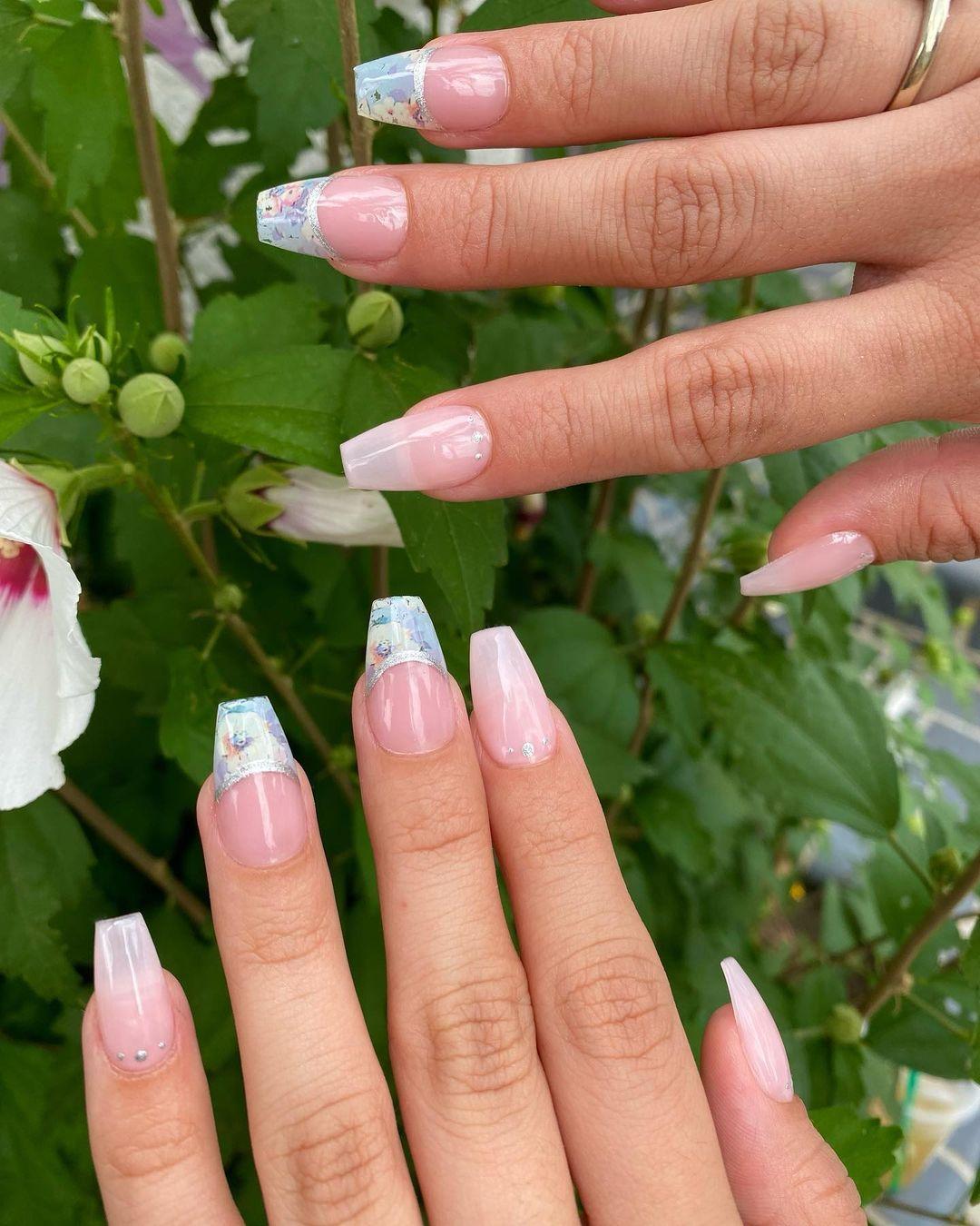 15 Most Beautiful Pink French Tip Nail Designs For You
