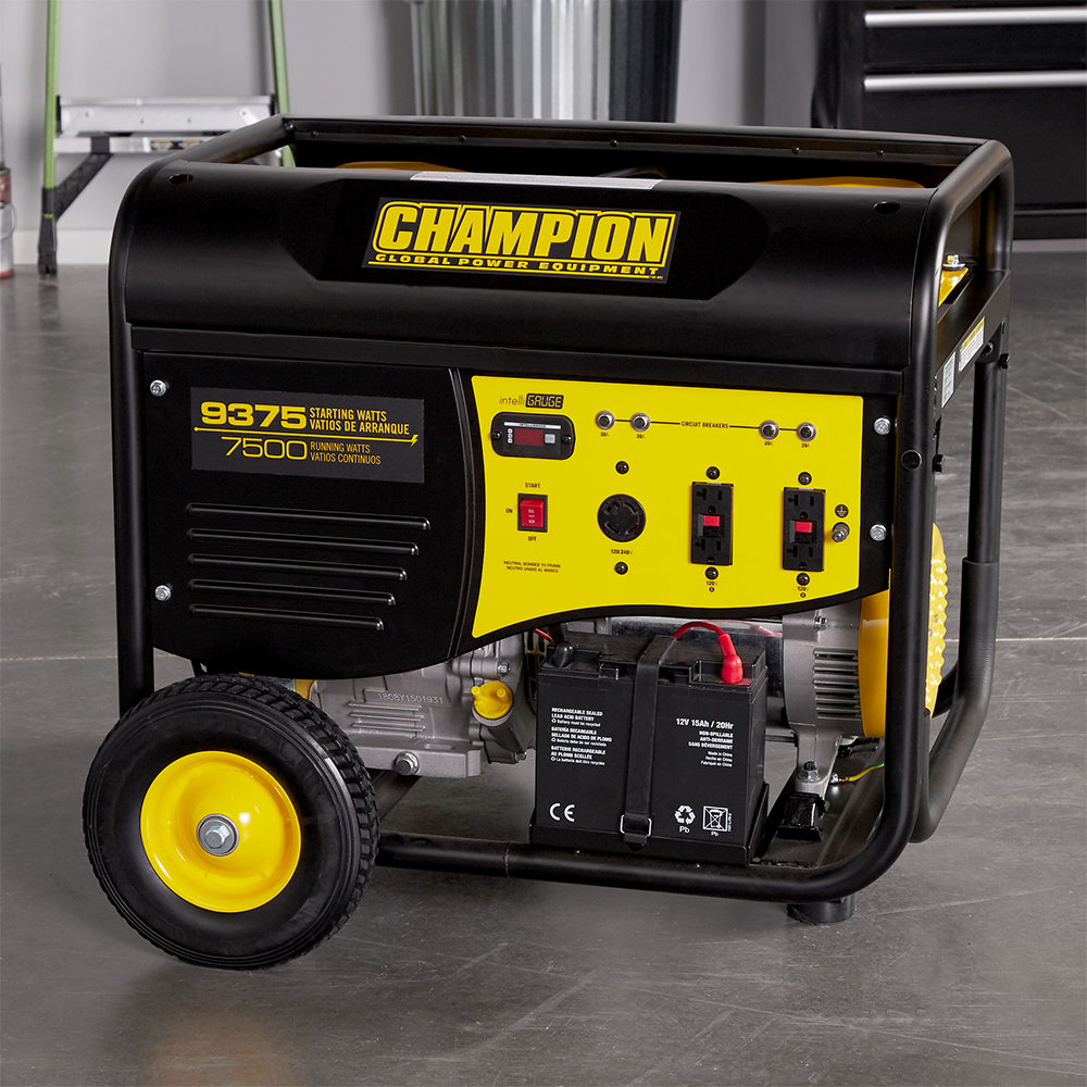 Champion 7500 Watt Quiet Electric Start Rv Ready Gasoline Generator