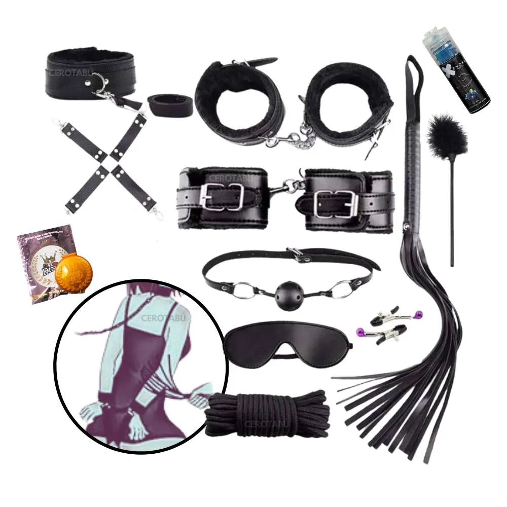 Kit Sadomasoquismo Bondage Bdsm 10 Piezas Luegopago