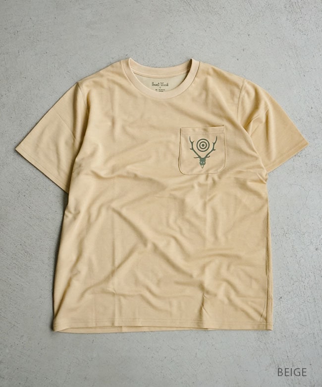 30off】 Ot615 South2west8サウスツーウエストエイト Ss Round Pocket Tee Circle